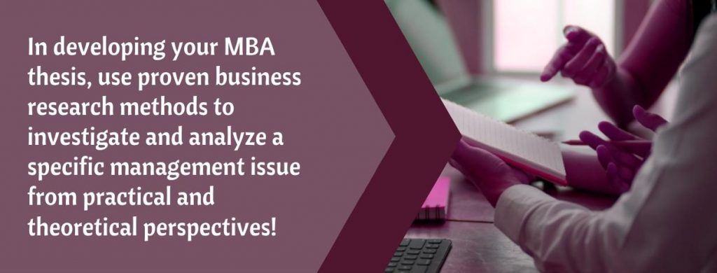 The MBA Thesis Explained - MBA Stack